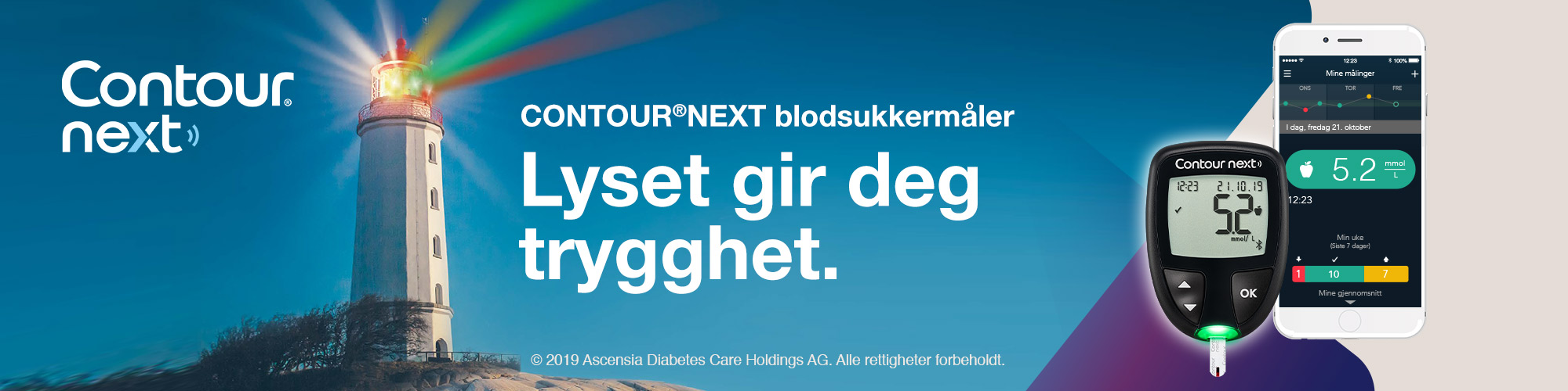 CONTOUR NEXT (tilkoblet) med god nøyaktighet